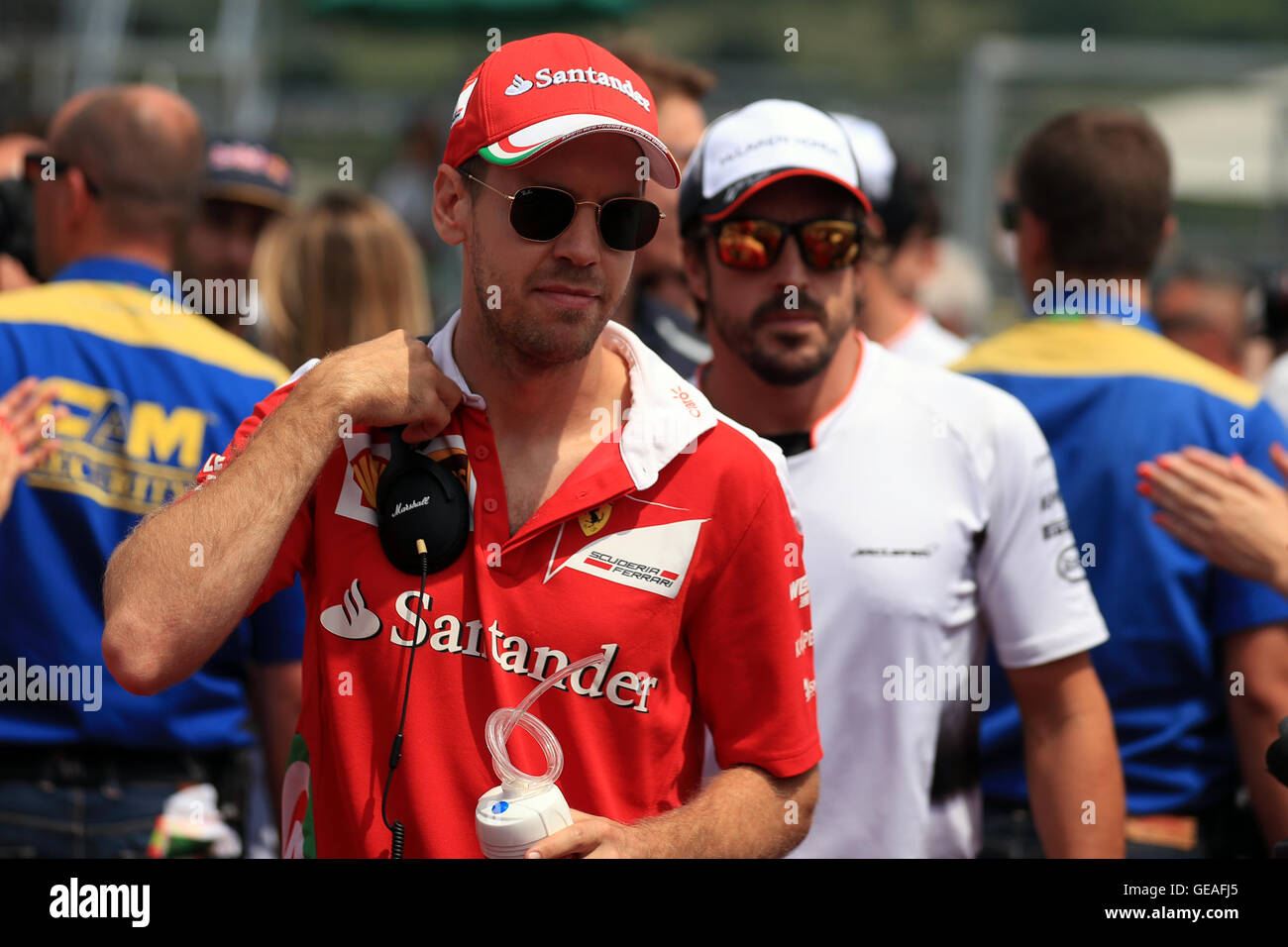 24.07.2016. The Hungaroring Mogyoród, Hungary. Formula 1 grand prix of ...