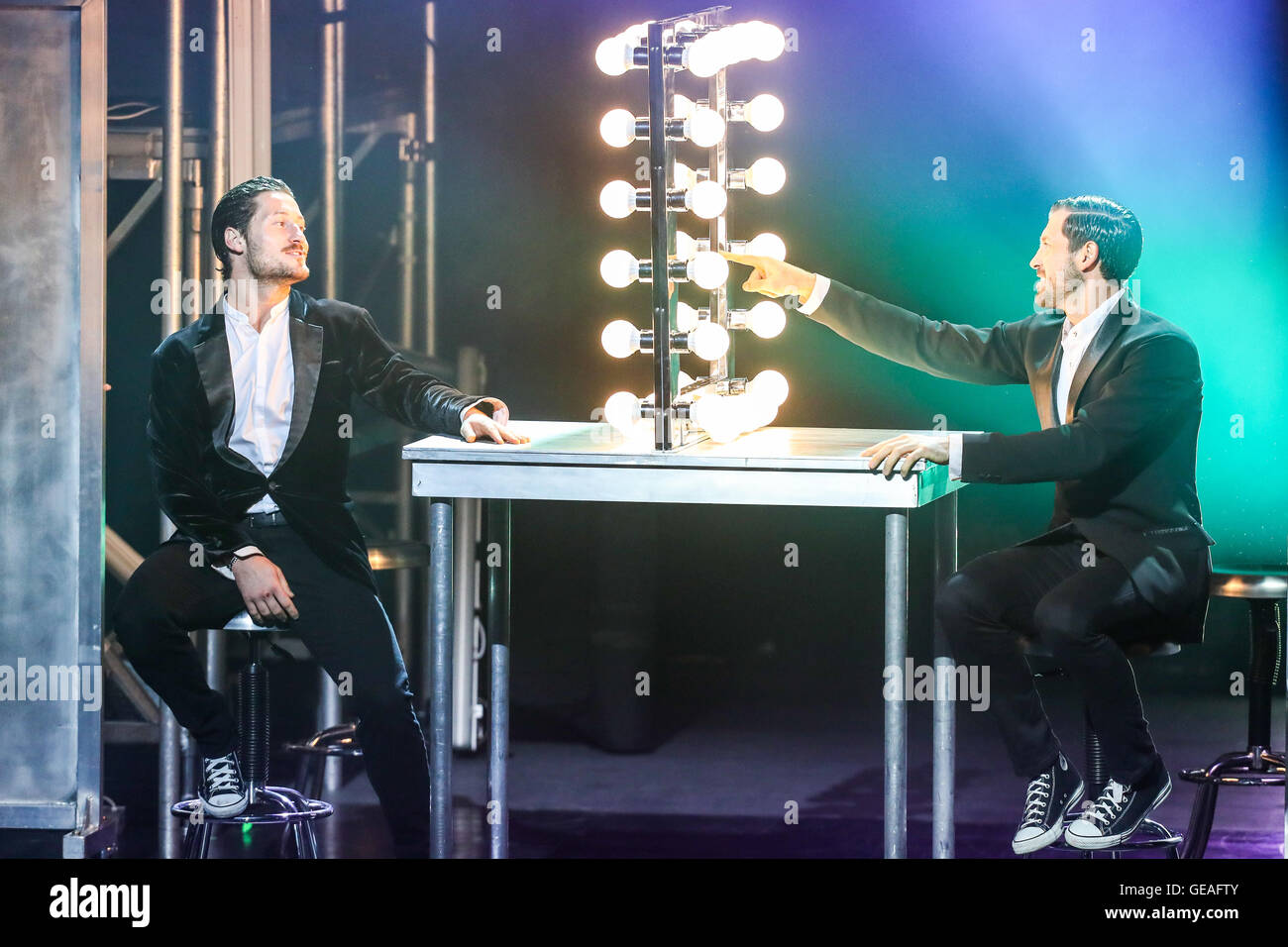 Durham, North Carolina, USA. 17th July, 2016. Maks & Val Chmerkovskiy ...