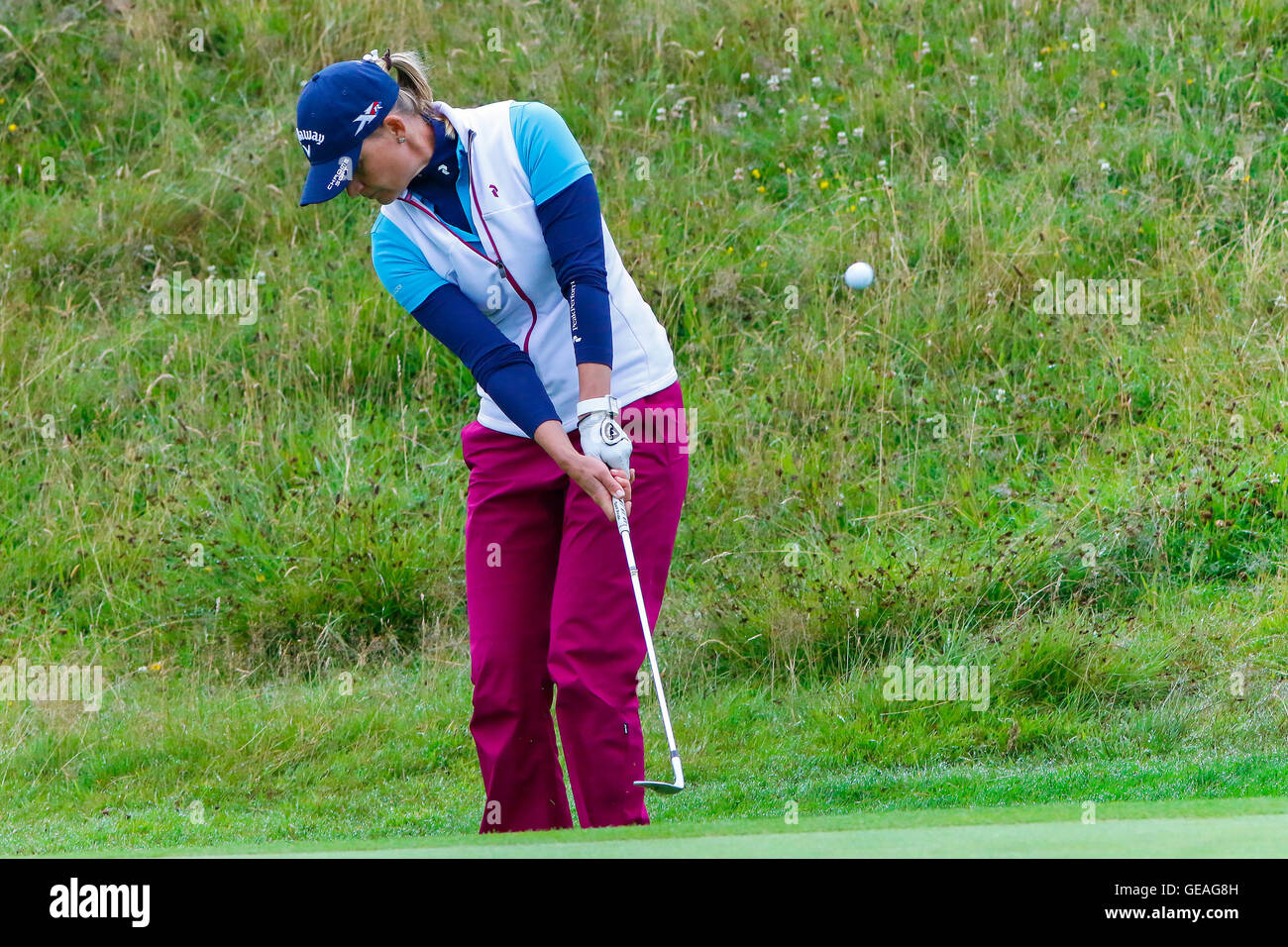 Irvine, Scotland, UK. 24th July, 2016. The Ladies Scottish Open ...