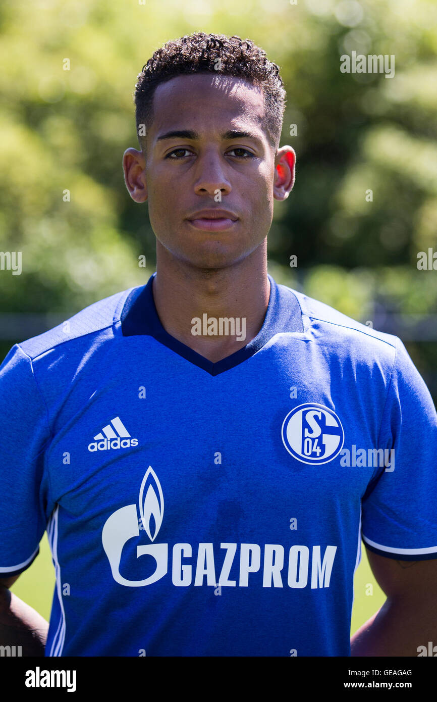 German Bundesliga soccer player Dennis Aogo from team FC Schalke 04 ...