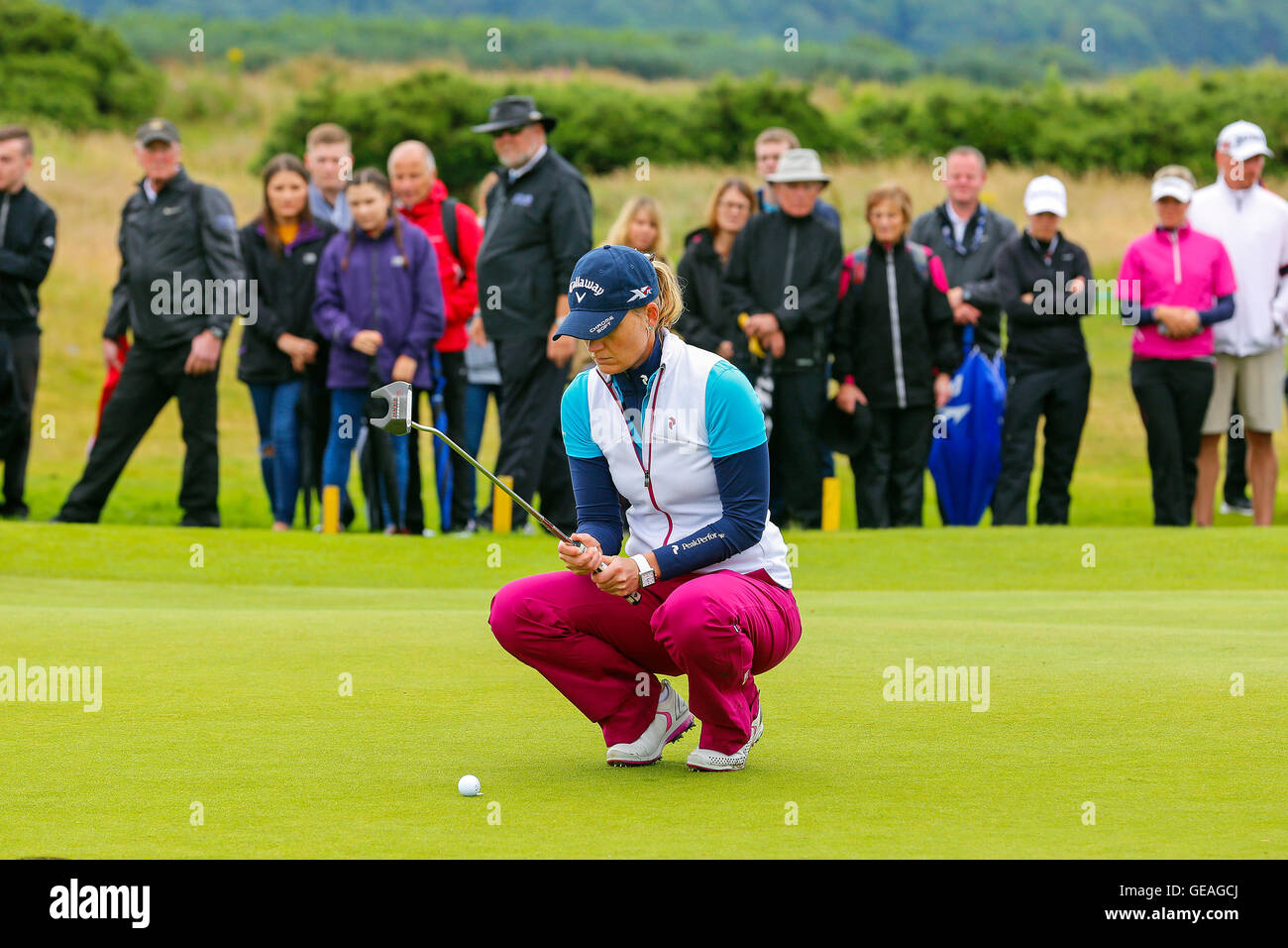 Irvine, Scotland, UK. 24th July, 2016. The Ladies Scottish Open ...
