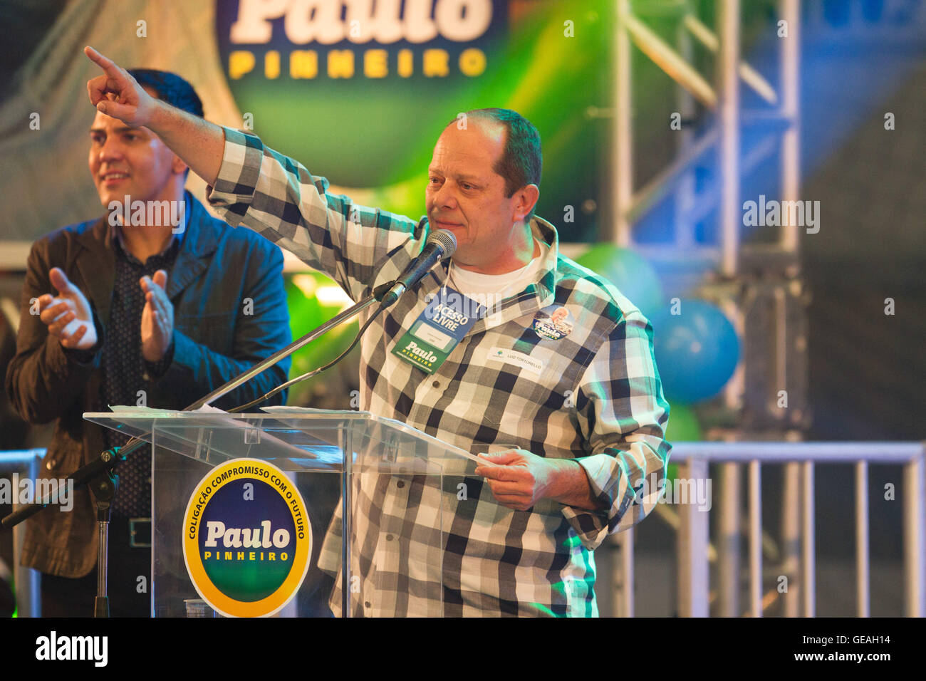 Luizinho Tortorello during convention Commitment to the Future ...