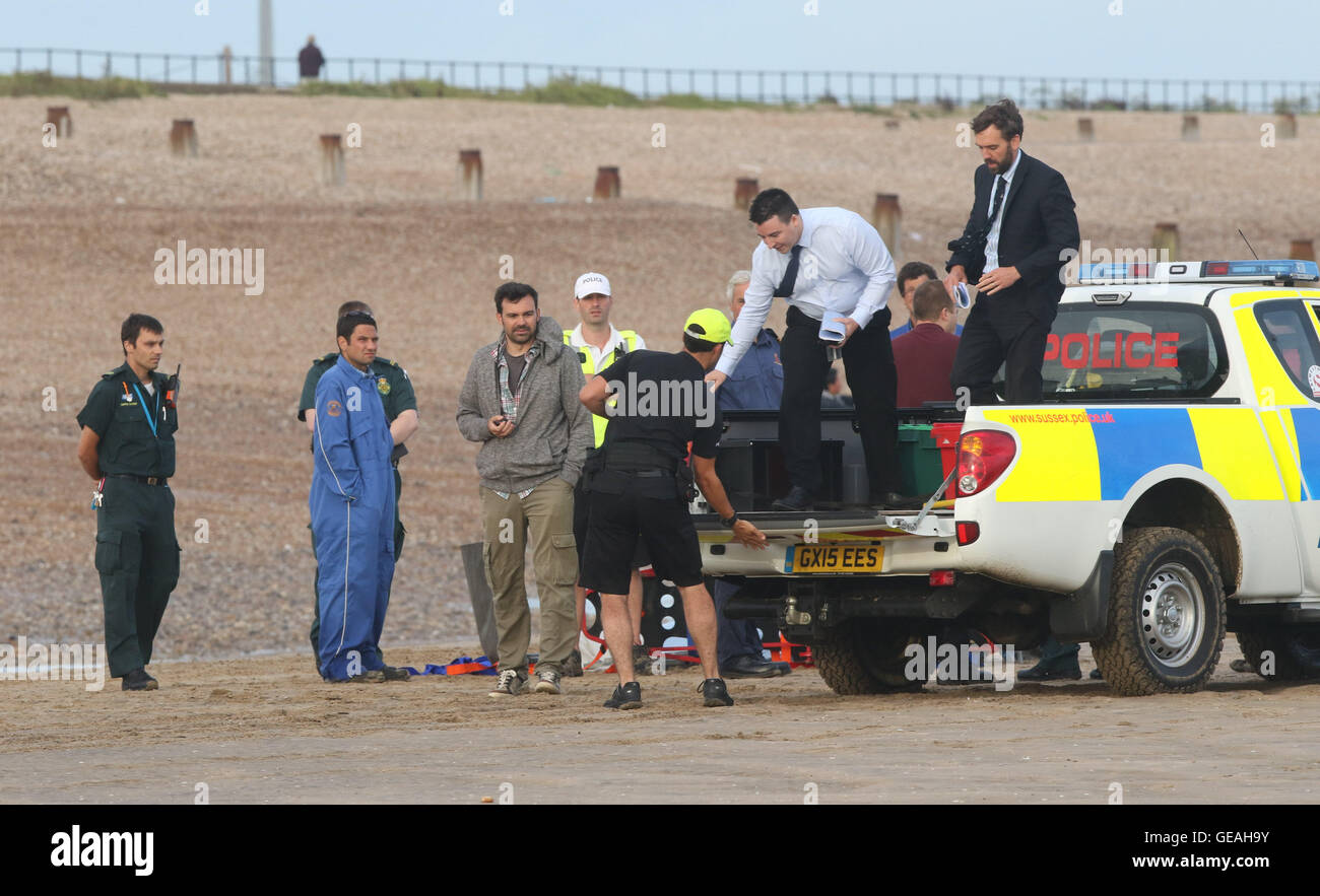 Camber sands july hi-res stock photography and images - Alamy