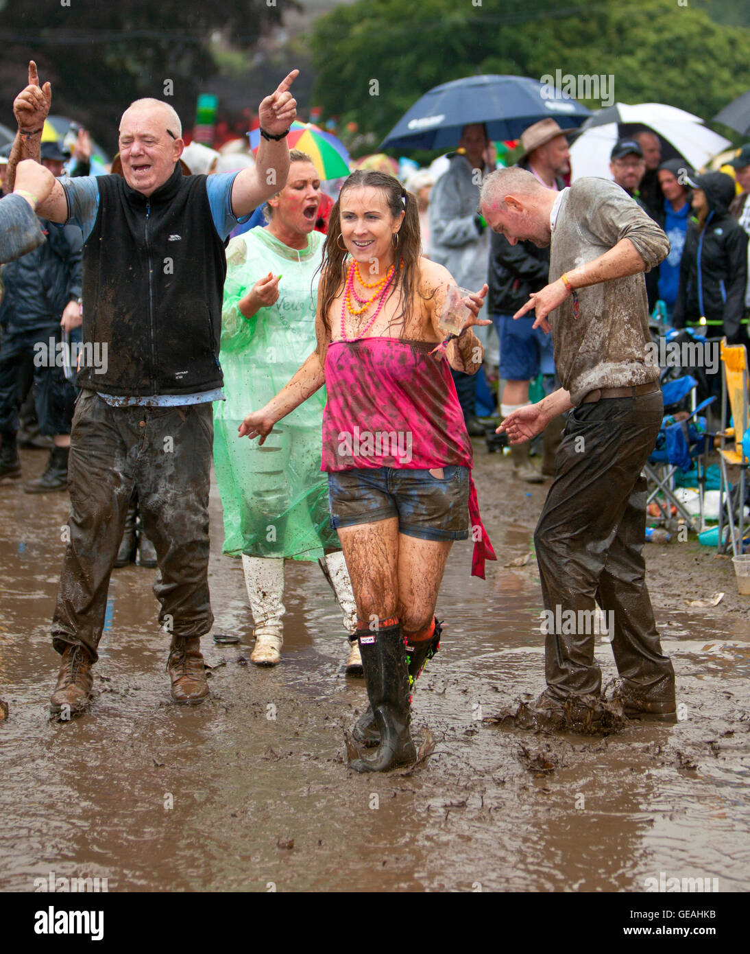 Perth, Scotland, UK. 24th July, 2016. Revellers at The Rewind 80s ...