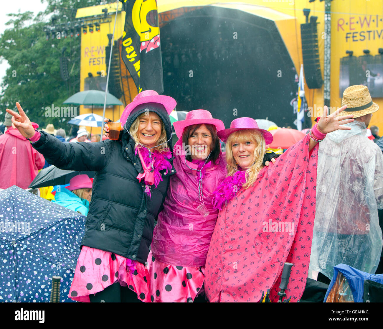 Perth, Scotland, UK. 24th July, 2016. Revellers at The Rewind 80s ...