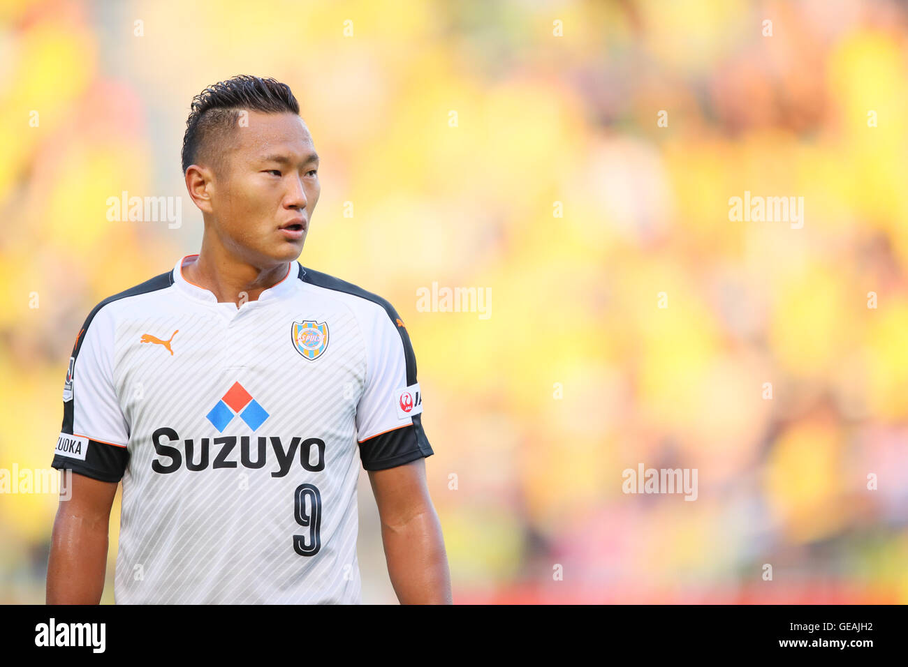 Fukuda Denshi Arena, Chiba, Japan. 24th July, 2016. Chong Tese (S-Pulse ...