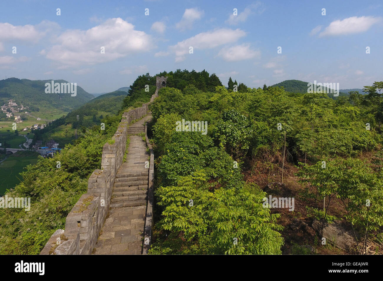 Ancient sections great wall of china hi-res stock photography and ...