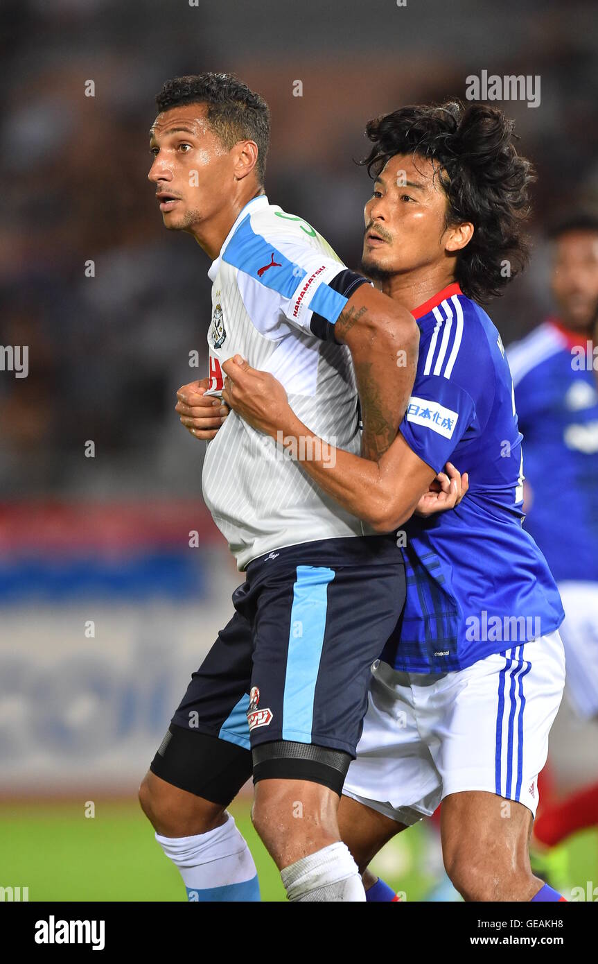 Kanagawa, Japan. 23rd July, 2016. Jay (Jubilo), Yuji Nakazawa (F ...