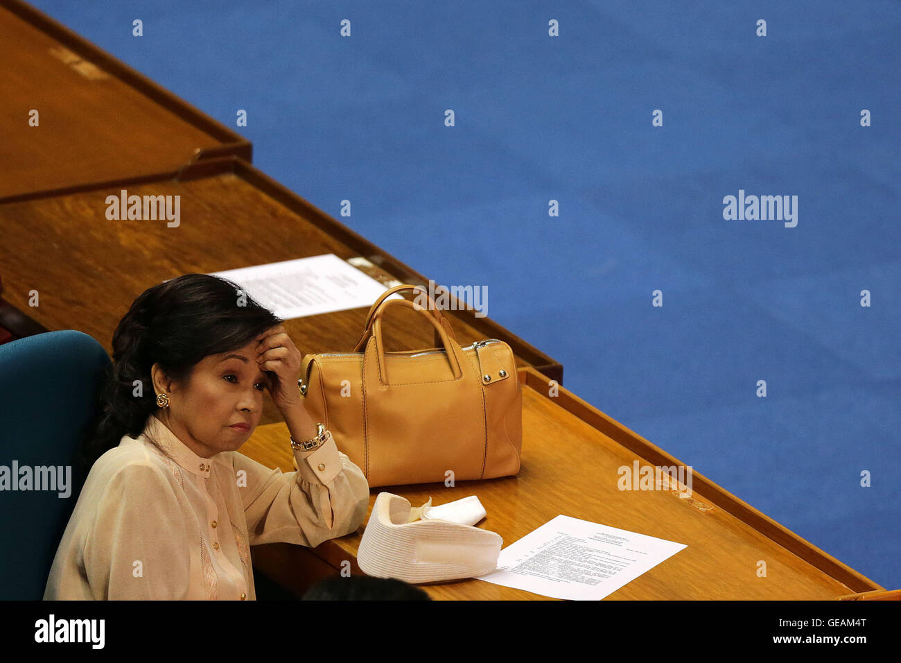 Philippine president gloria macapagal arroyo hi-res stock photography ...