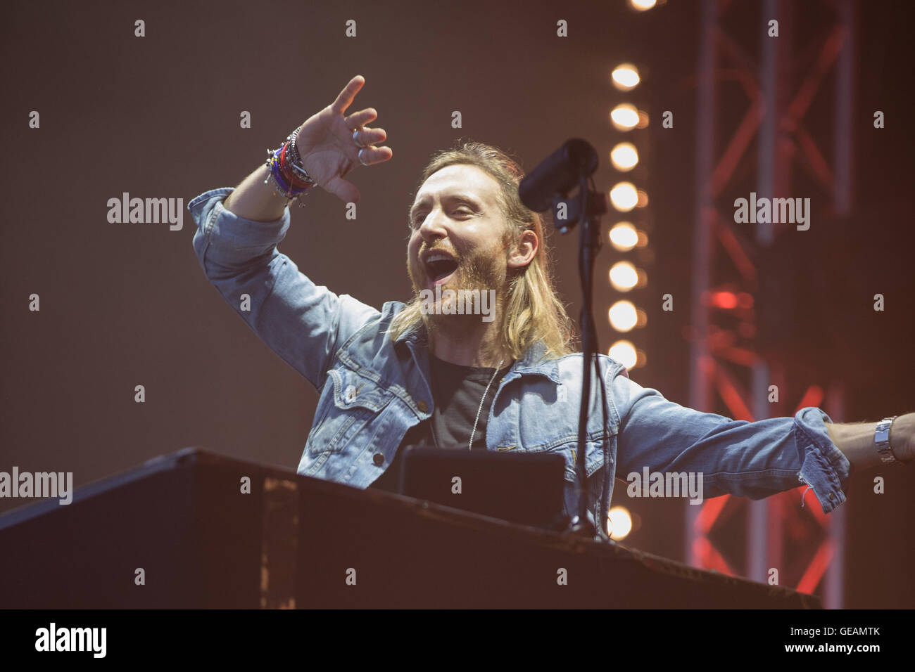 July 23.2016 - David Guetta (Pierre David Guetta) performs live at ...