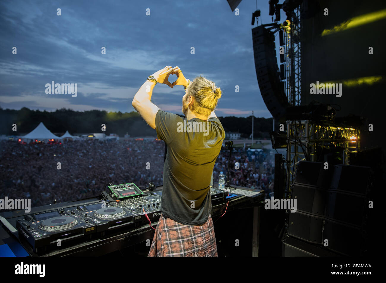July 23.2016 - David Guetta (Pierre David Guetta) performs live at ...