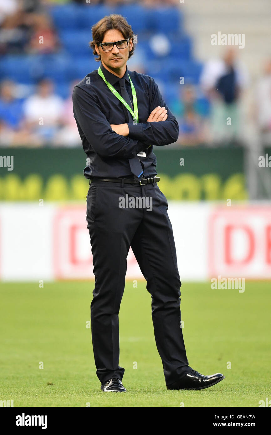 Sinsheim, Germany. 24th July, 2016. Italy's head coach Paolo Vanoli ...