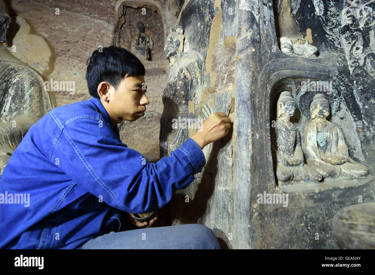 Cultural relic repair technician hi-res stock photography and images ...