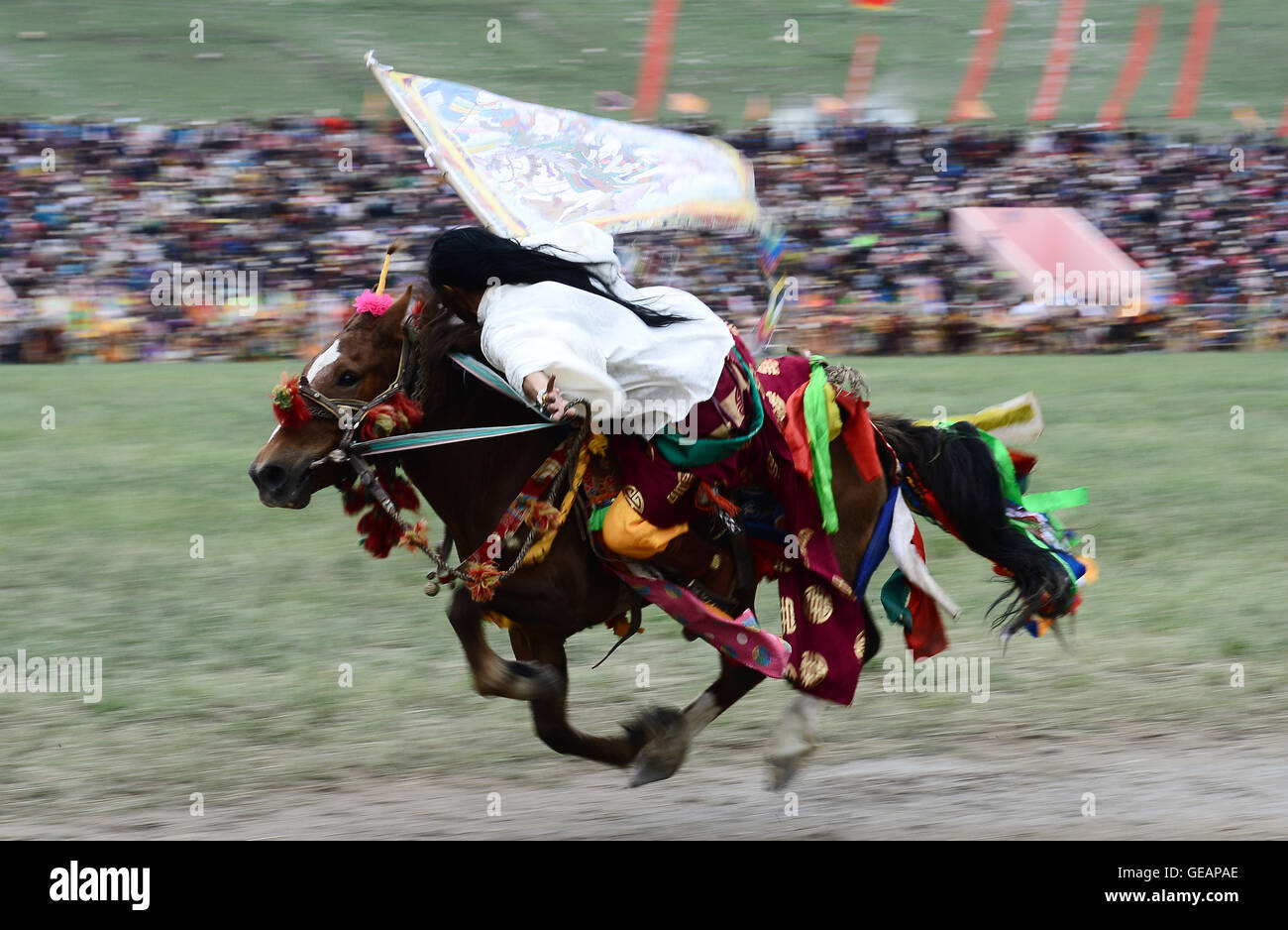 Actor riding horse festival in hi-res stock photography and images - Alamy