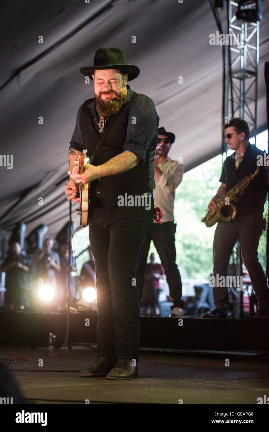 New York, NY, USA. 24th July, 2016. Nathaniel Rateliff, Nathaniel ...