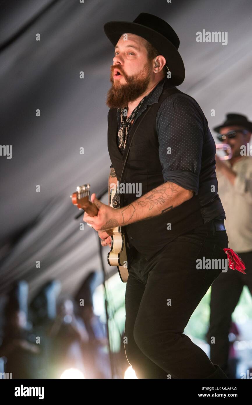 New York, NY, USA. 24th July, 2016. Nathaniel Rateliff, Nathaniel ...