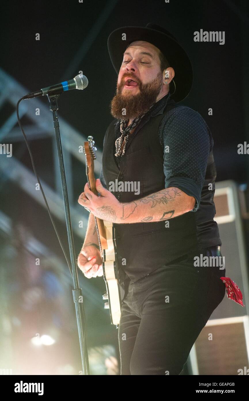 New York, NY, USA. 24th July, 2016. Nathaniel Rateliff, Nathaniel ...