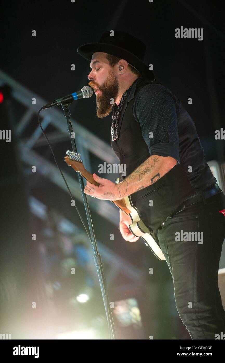 New York, NY, USA. 24th July, 2016. Nathaniel Rateliff, Nathaniel ...