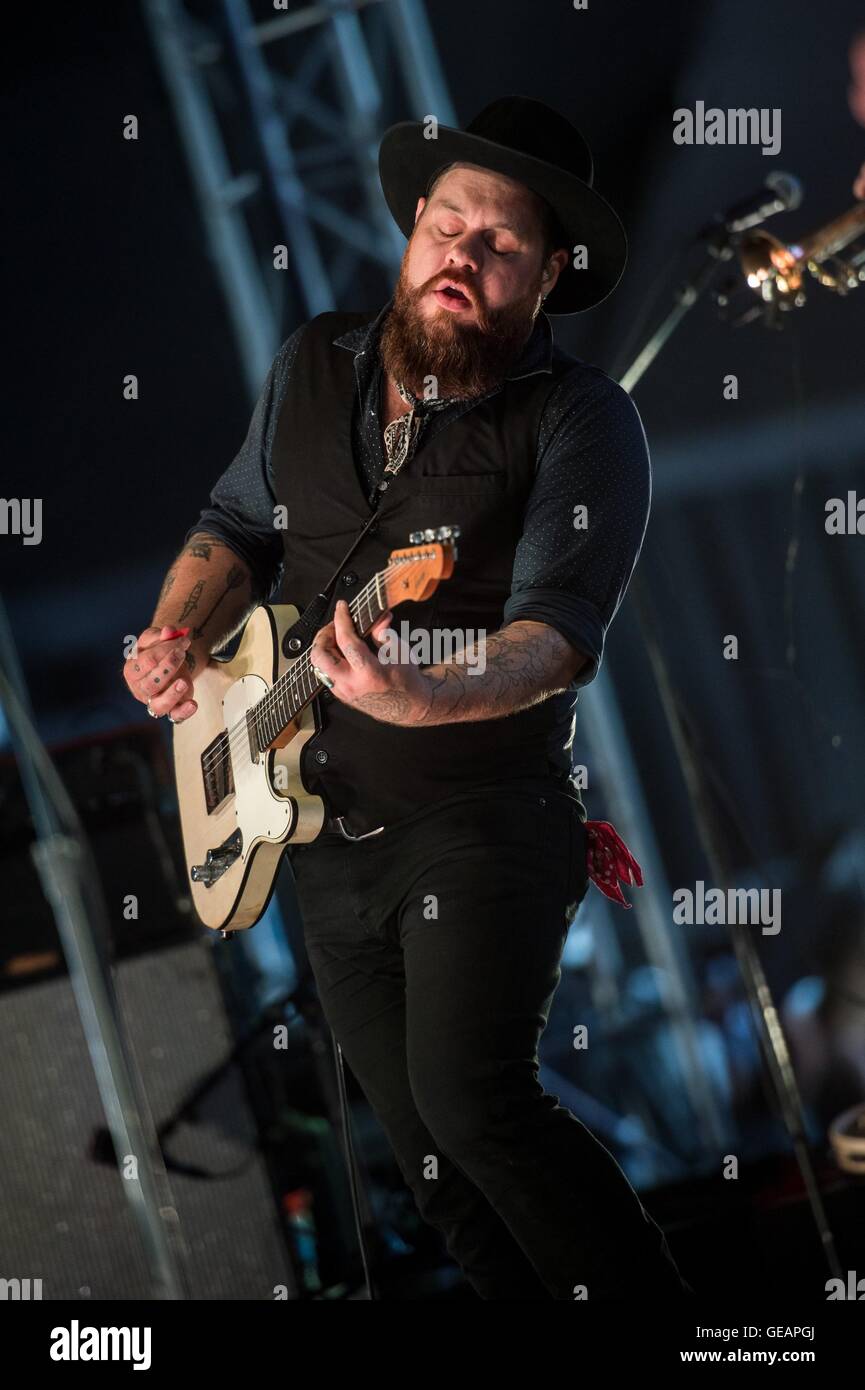 New York, NY, USA. 24th July, 2016. Nathaniel Rateliff, Nathaniel ...