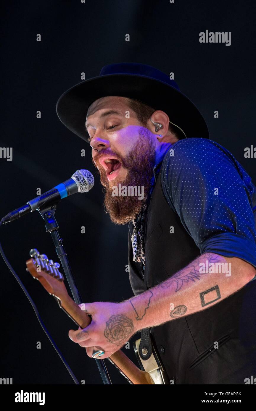 New York, NY, USA. 24th July, 2016. Nathaniel Rateliff, Nathaniel ...