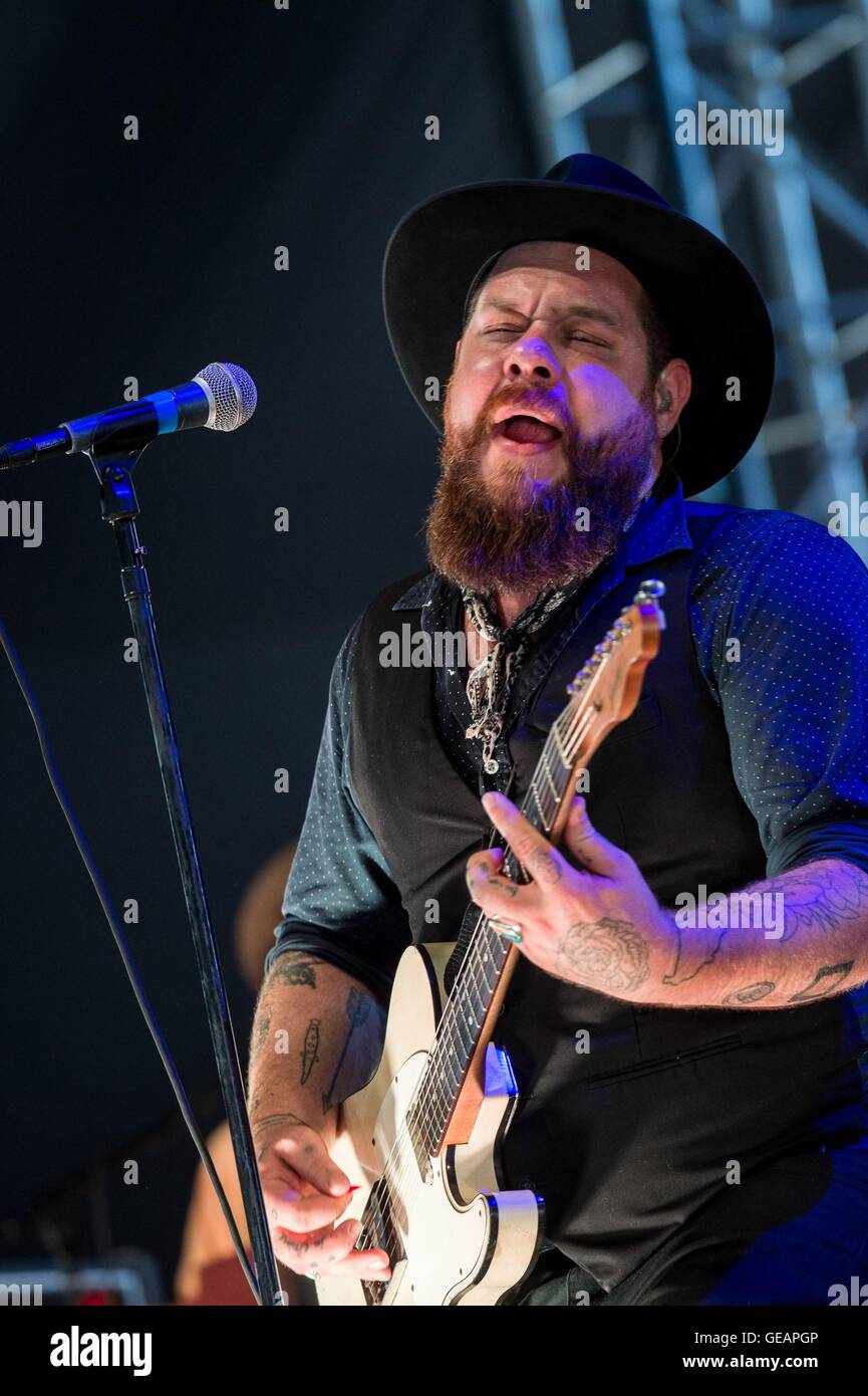 New York, NY, USA. 24th July, 2016. Nathaniel Rateliff, Nathaniel ...