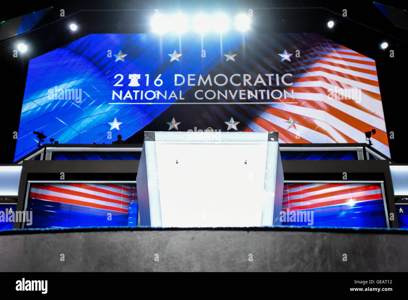 Wide view of convention stage hi-res stock photography and images - Alamy