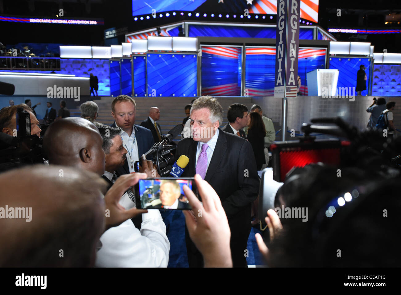 Terry mcauliffe interview hi-res stock photography and images - Alamy