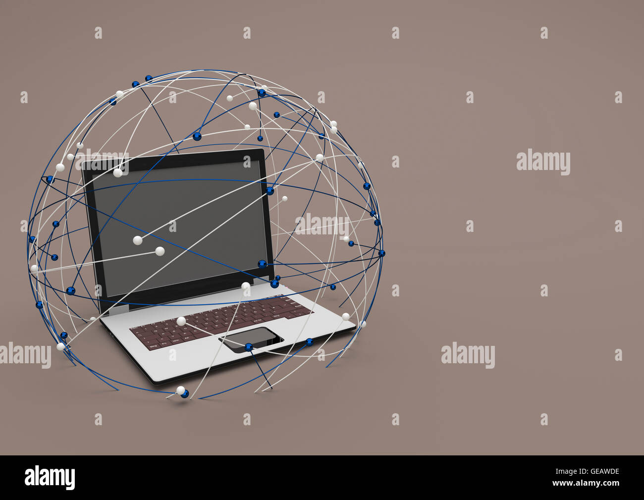 3d laptop illustration hi-res stock photography and images - Alamy