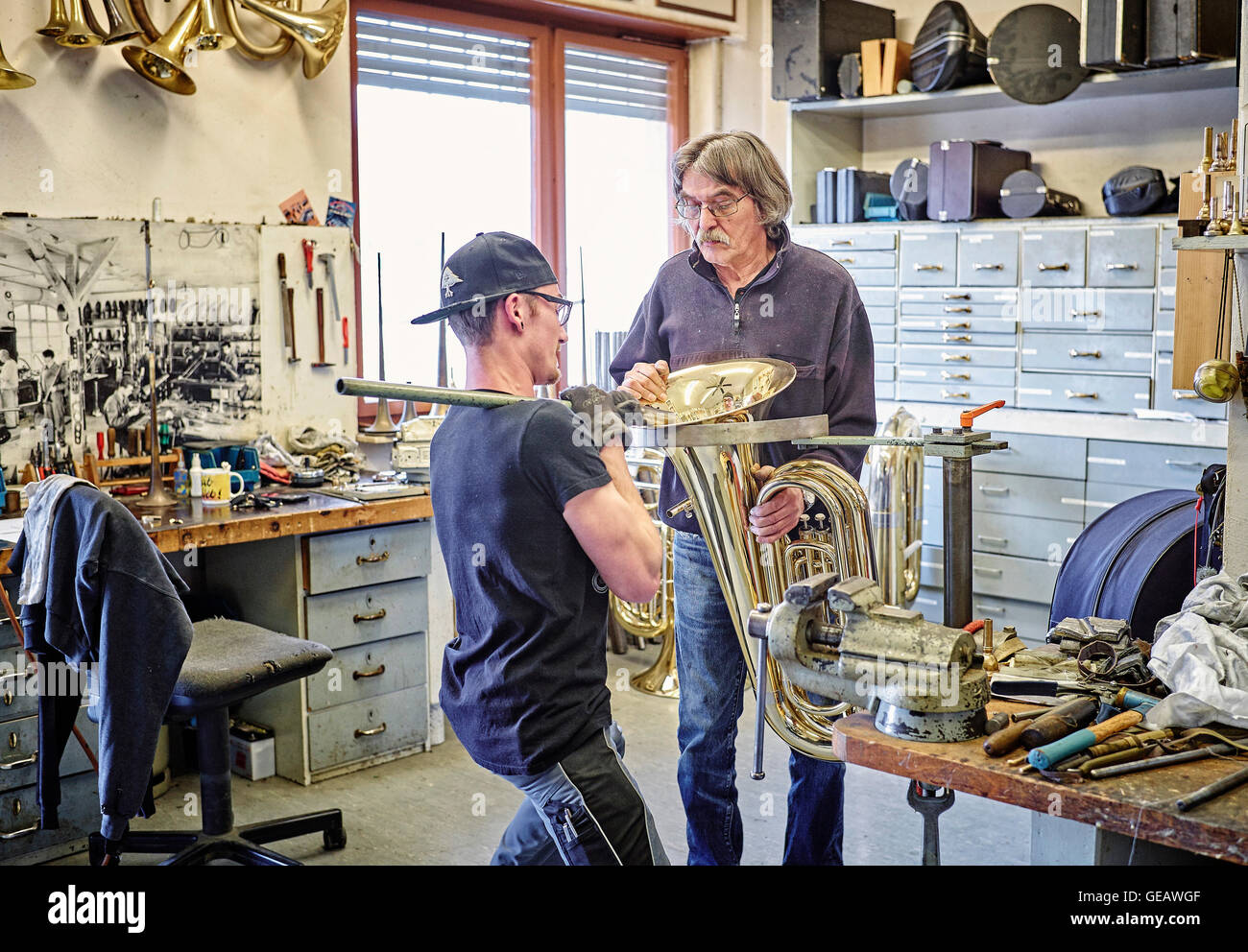 Instrument maker's workshop hi-res stock photography and images - Alamy