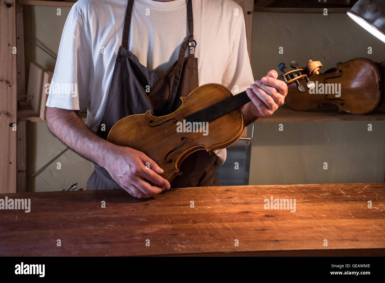 Violin building hi-res stock photography and images - Alamy