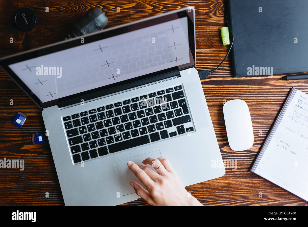 Female digital designer typing hi-res stock photography and images - Alamy