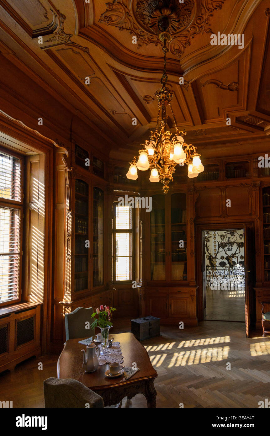 Castle library hi-res stock photography and images - Alamy