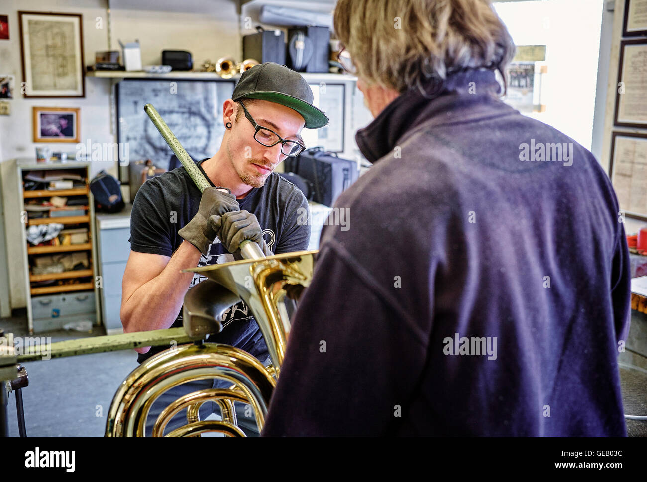Instrument maker's workshop hi-res stock photography and images - Alamy
