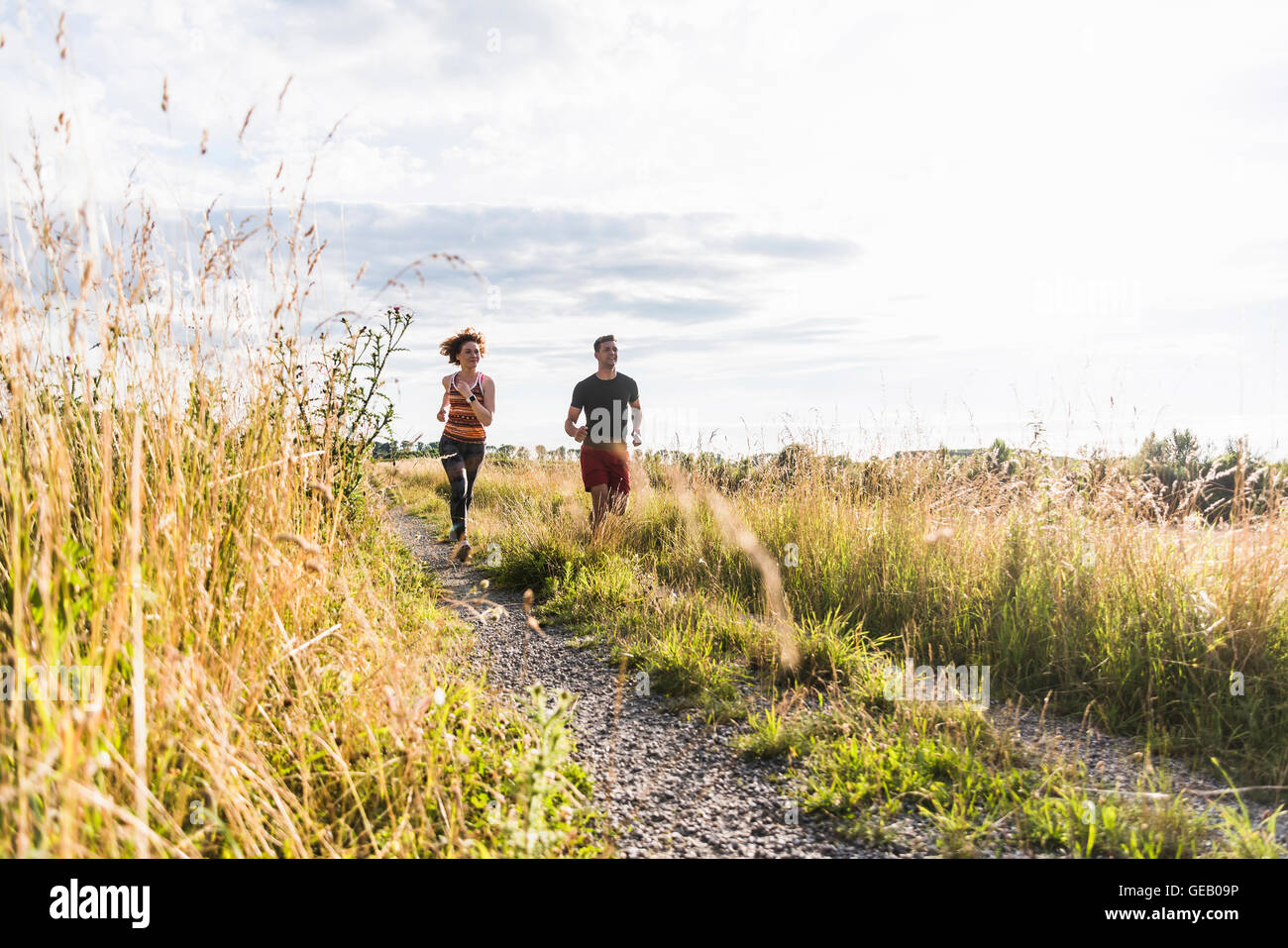 Man running on dirt path hi-res stock photography and images - Alamy