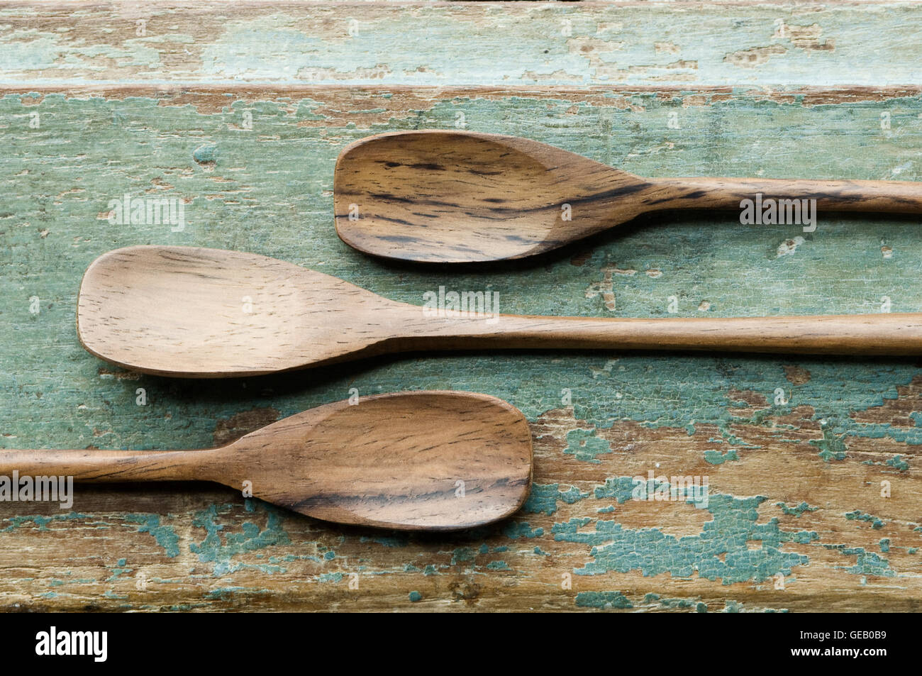 Three wooden spoons Stock Photo - Alamy