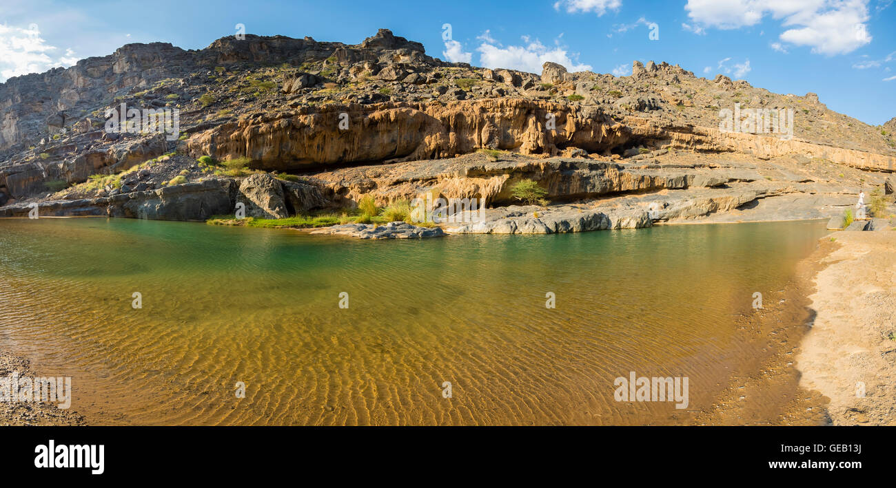 Oman, Al Dhahirah Region, Al Hajar Mountains, Wadi Damm Stock Photo - Alamy