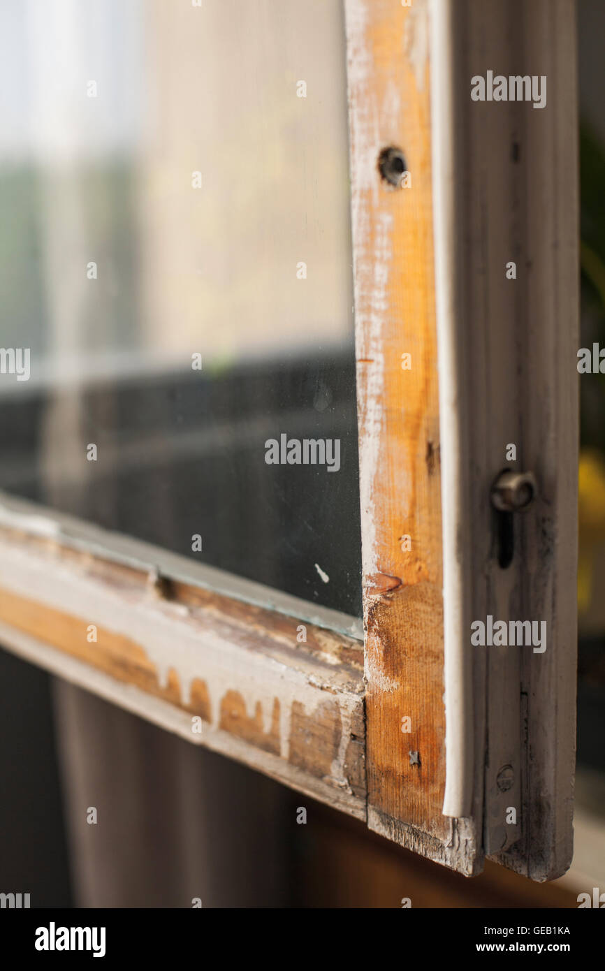 Old window frame Stock Photo - Alamy