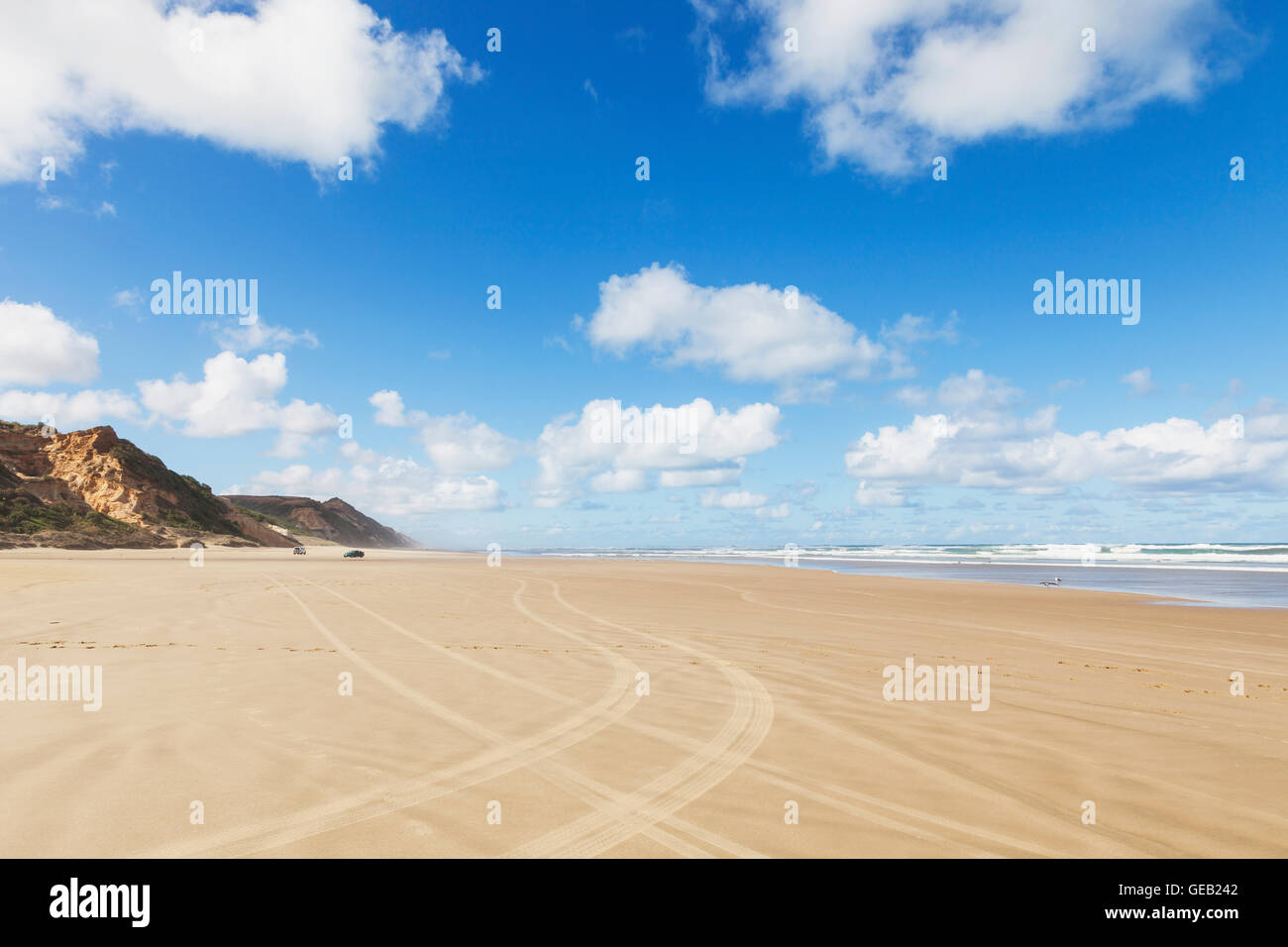 New Zealand, North Island, Northland, Ripiro Beach, Tasman Sea, longest ...