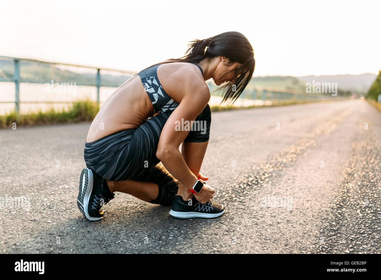 Fitness watch laces hi-res stock photography and images - Alamy