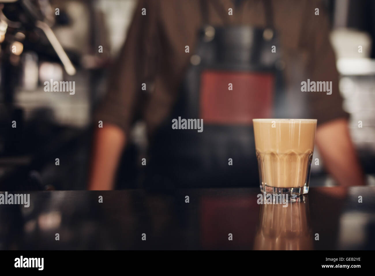Cafe barista drinking cup hi-res stock photography and images - Alamy