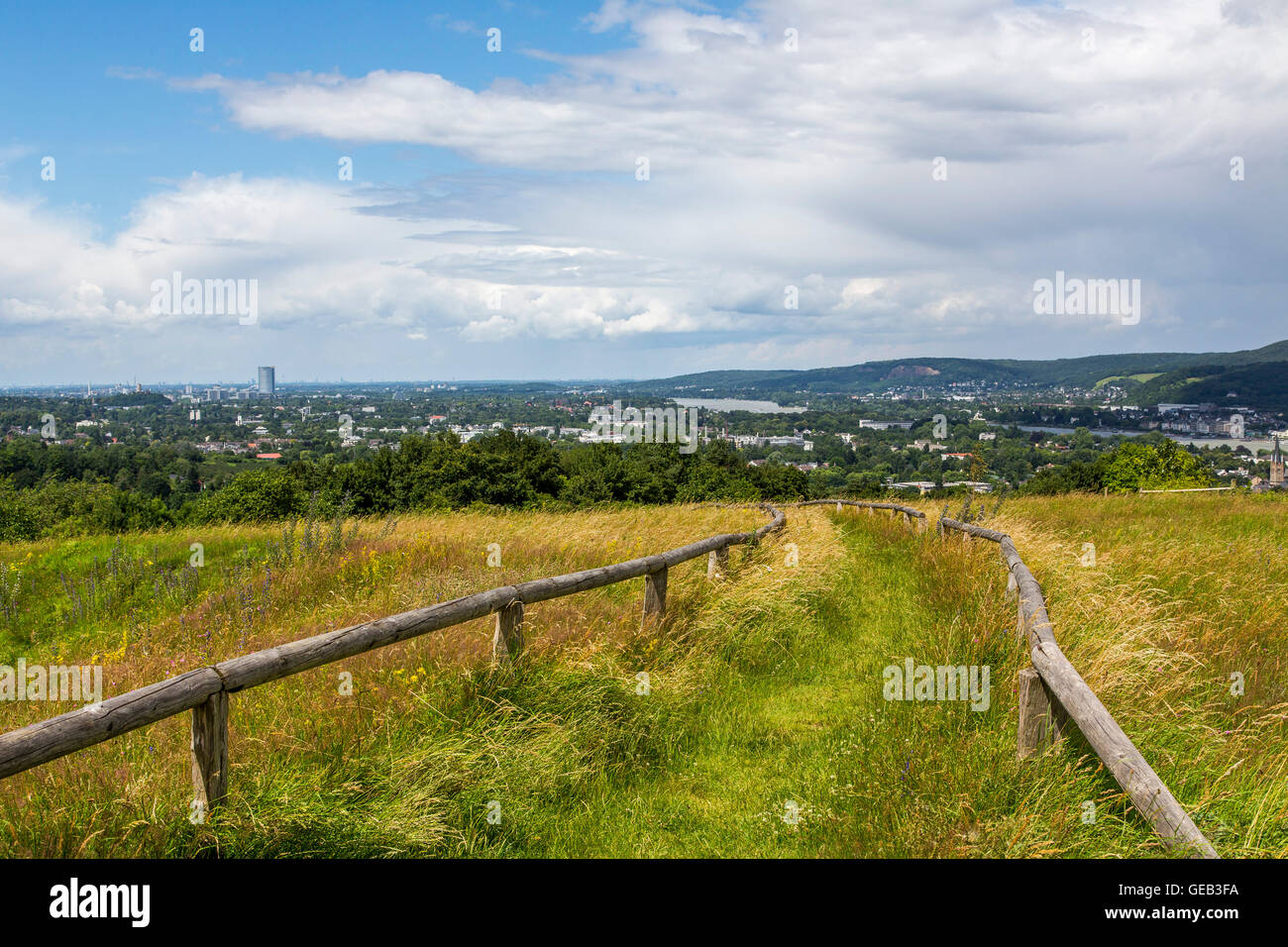 Nature reserve Rodderberg, site of an extinct volcano in the eastern ...