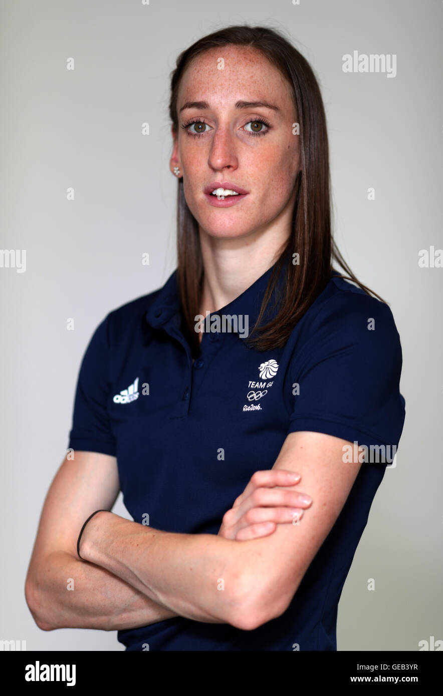 Great Britain's Laura Weightman during a photocall at the Grange Tower ...