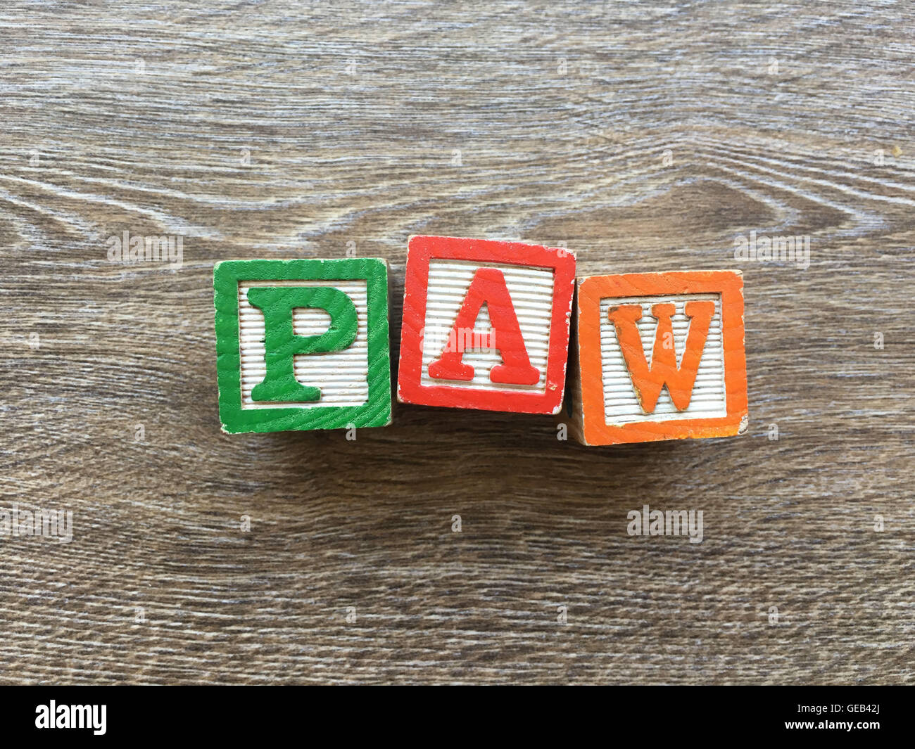 Paw alphabet hi-res stock photography and images - Alamy