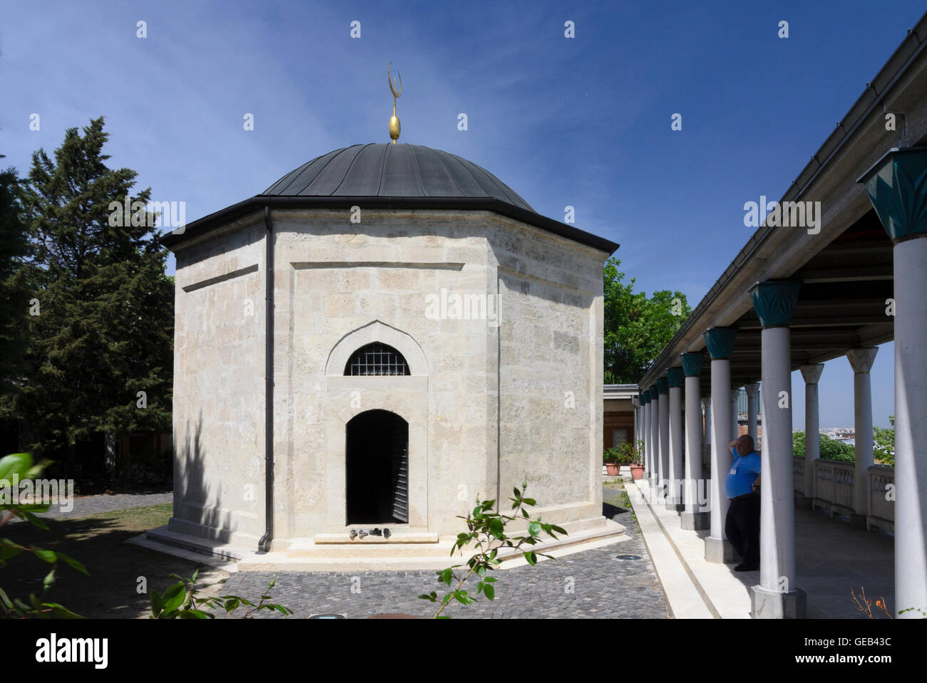 Budapest: Türbe of Gül Baba, Ottoman mausoleum, Hungary, Budapest Stock ...