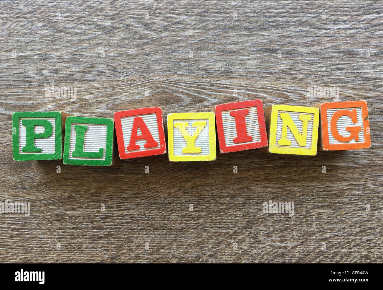 Wood blocks or wooden cubes toys with alphabet letters on them combined ...