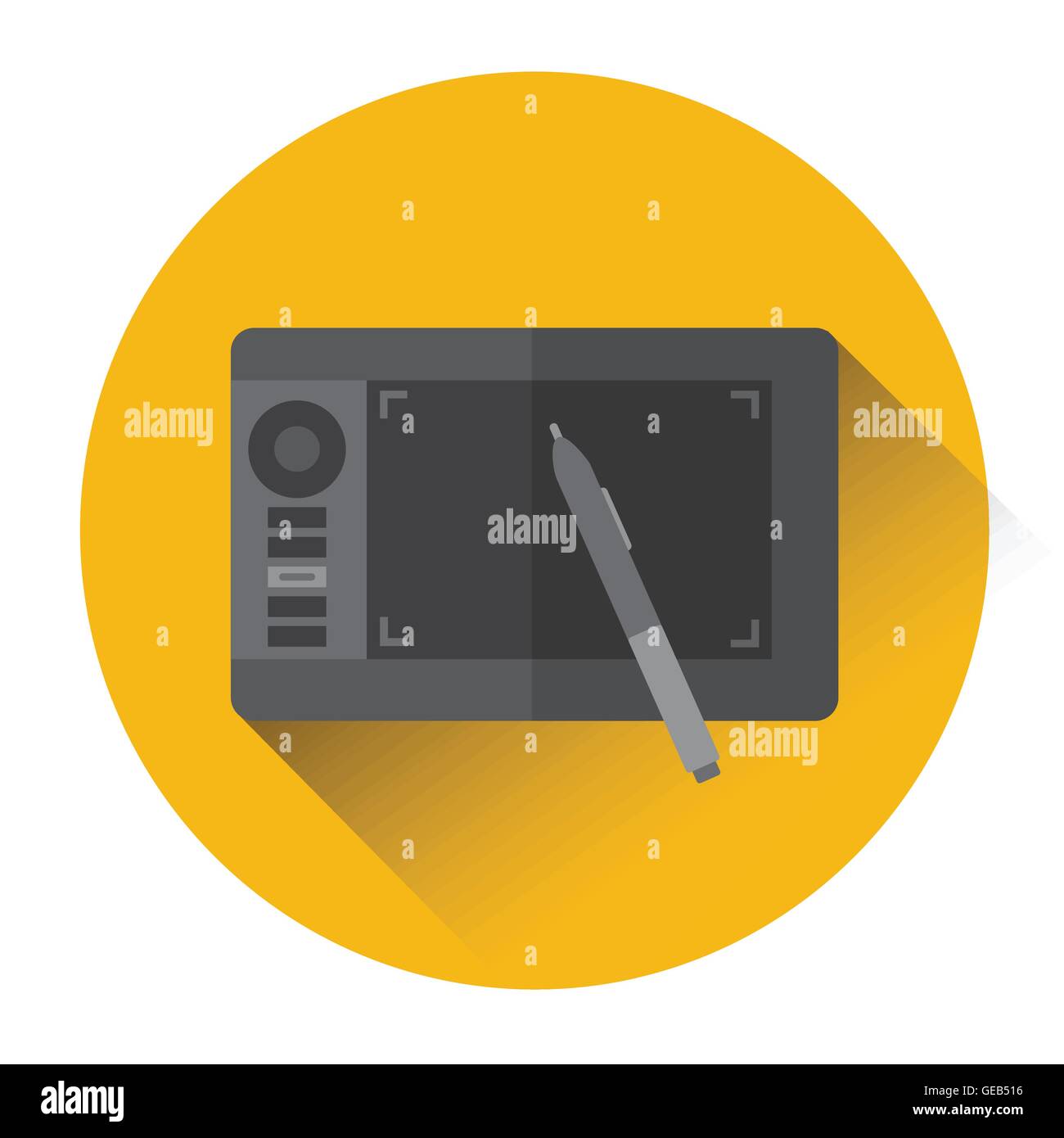 Professional Tablet Drawing Computer Icon Stock Vector Image & Art - Alamy