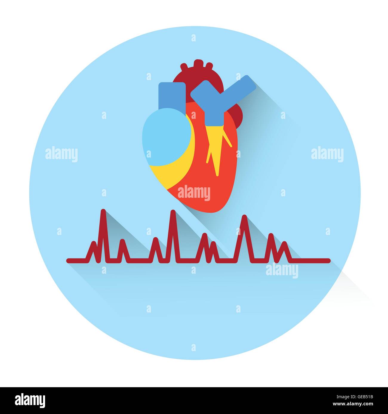 Heart Pulse Medicine Icon Stock Vector Image & Art - Alamy
