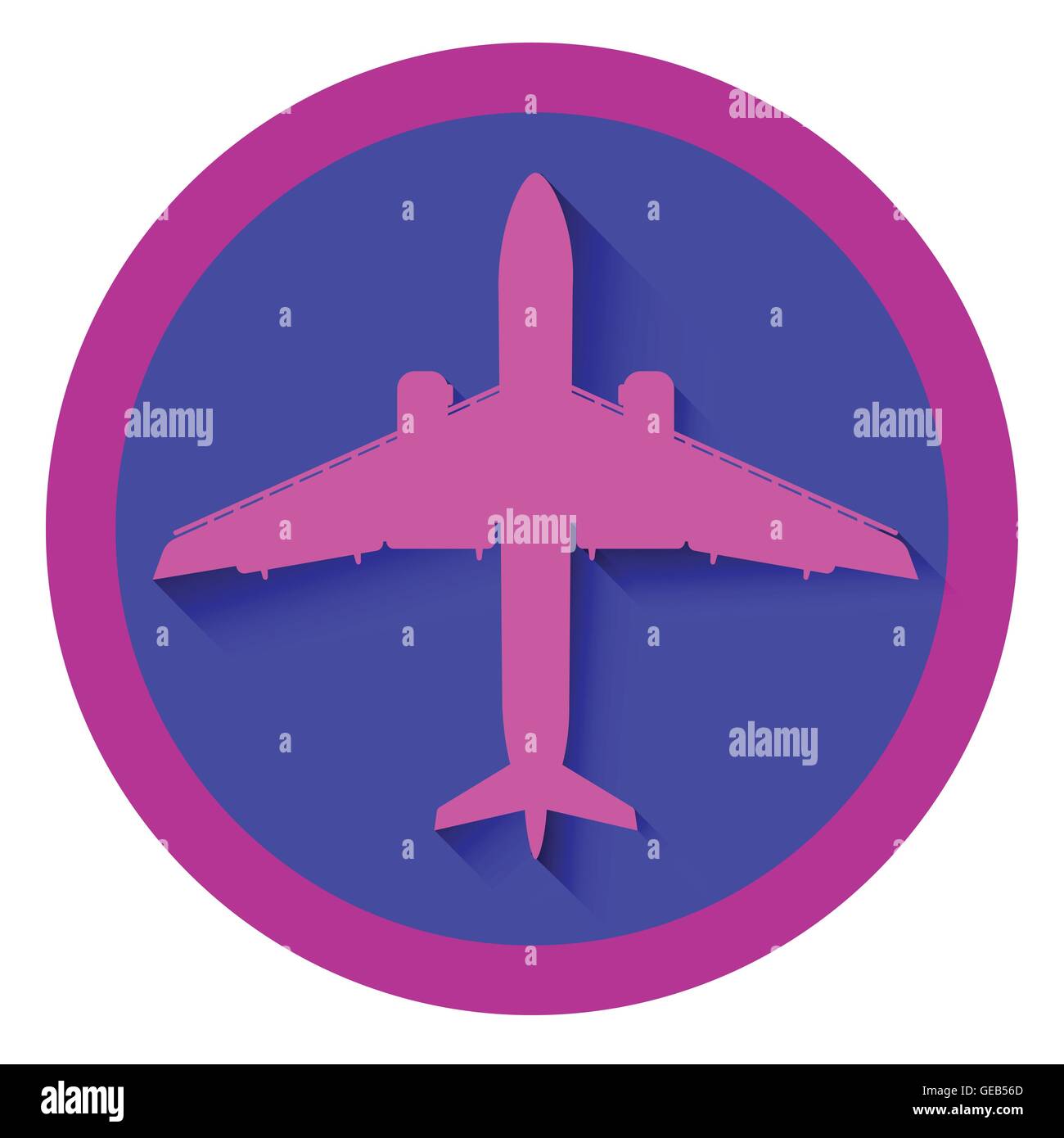 Pilot color icon aircraft Stock Vector Images - Alamy