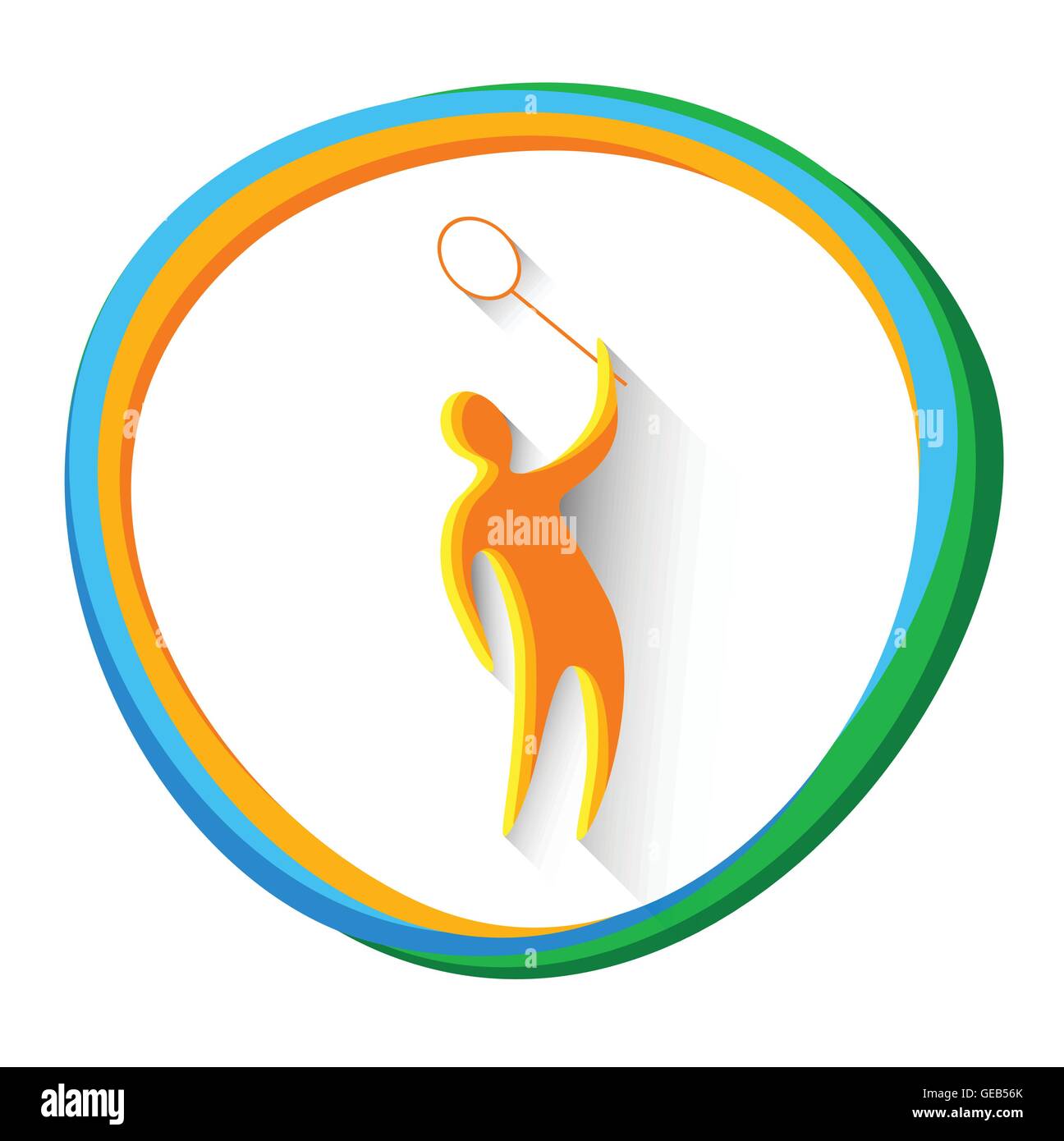 Badminton skill Stock Vector Images - Alamy