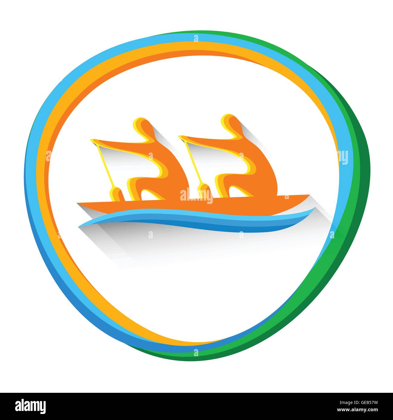 Boating group Cut Out Stock Images & Pictures - Alamy